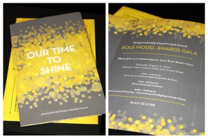 YLC Role Model Gala – Invitation Design | Ciera Design Studio