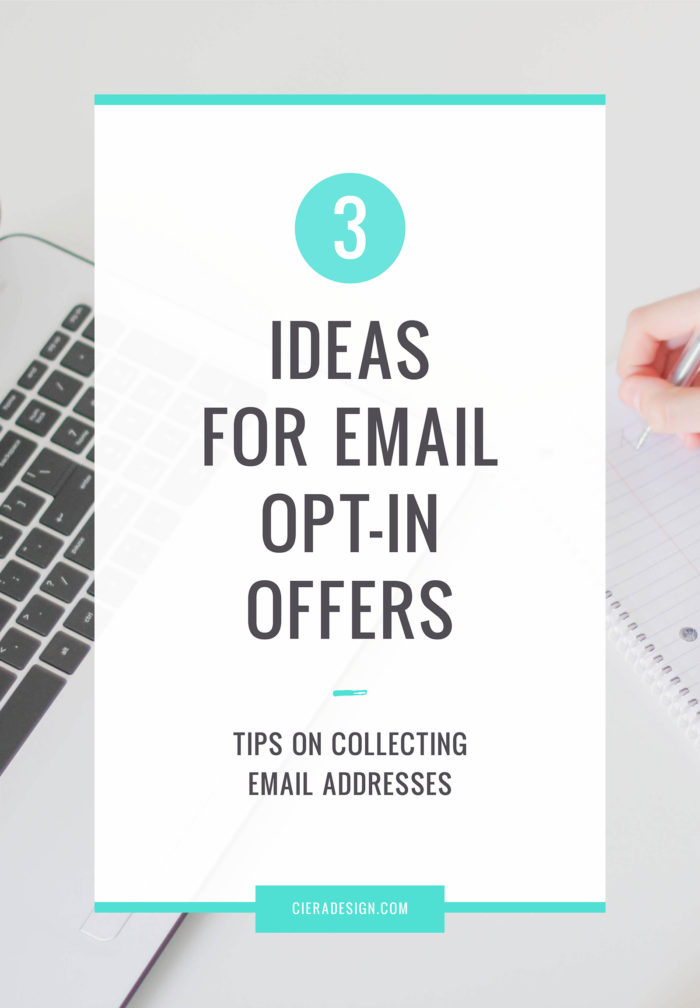 Collecting Readers’ Email Addresses + Three Ideas for Opt In Offers ...