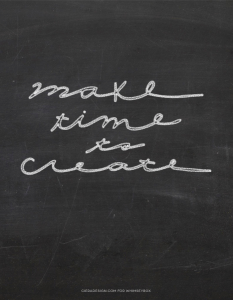 Make Time To Create – Desktop and iPhone Wallpaper Freebie | Ciera ...